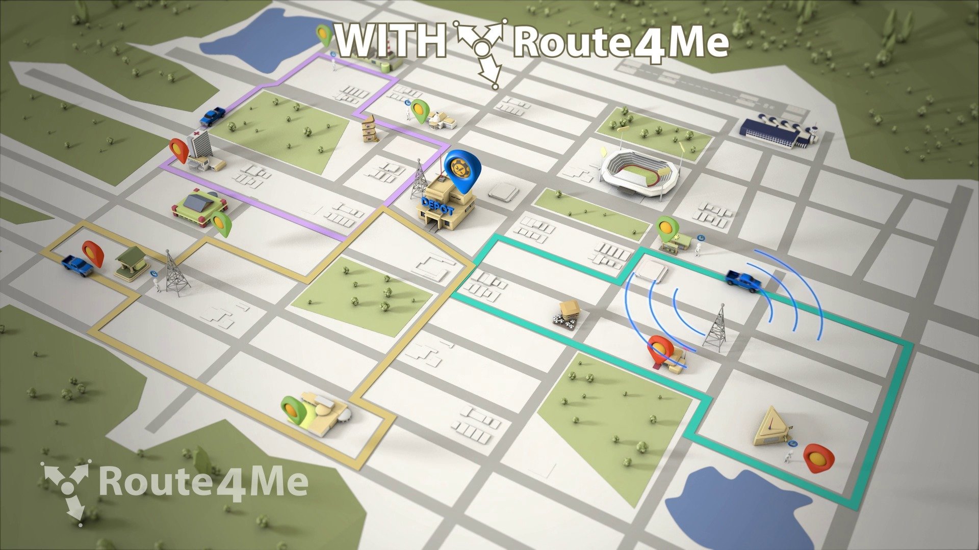 Dynamic Route Optimization Capabilities - Route4Biz by Route4Me Dynamic Route Optimization Capabilities - Route4Biz by Route4Me