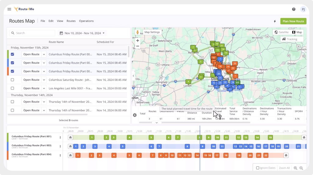 Editing Multiple Routes On The Routes Map - Route Optimization Blog